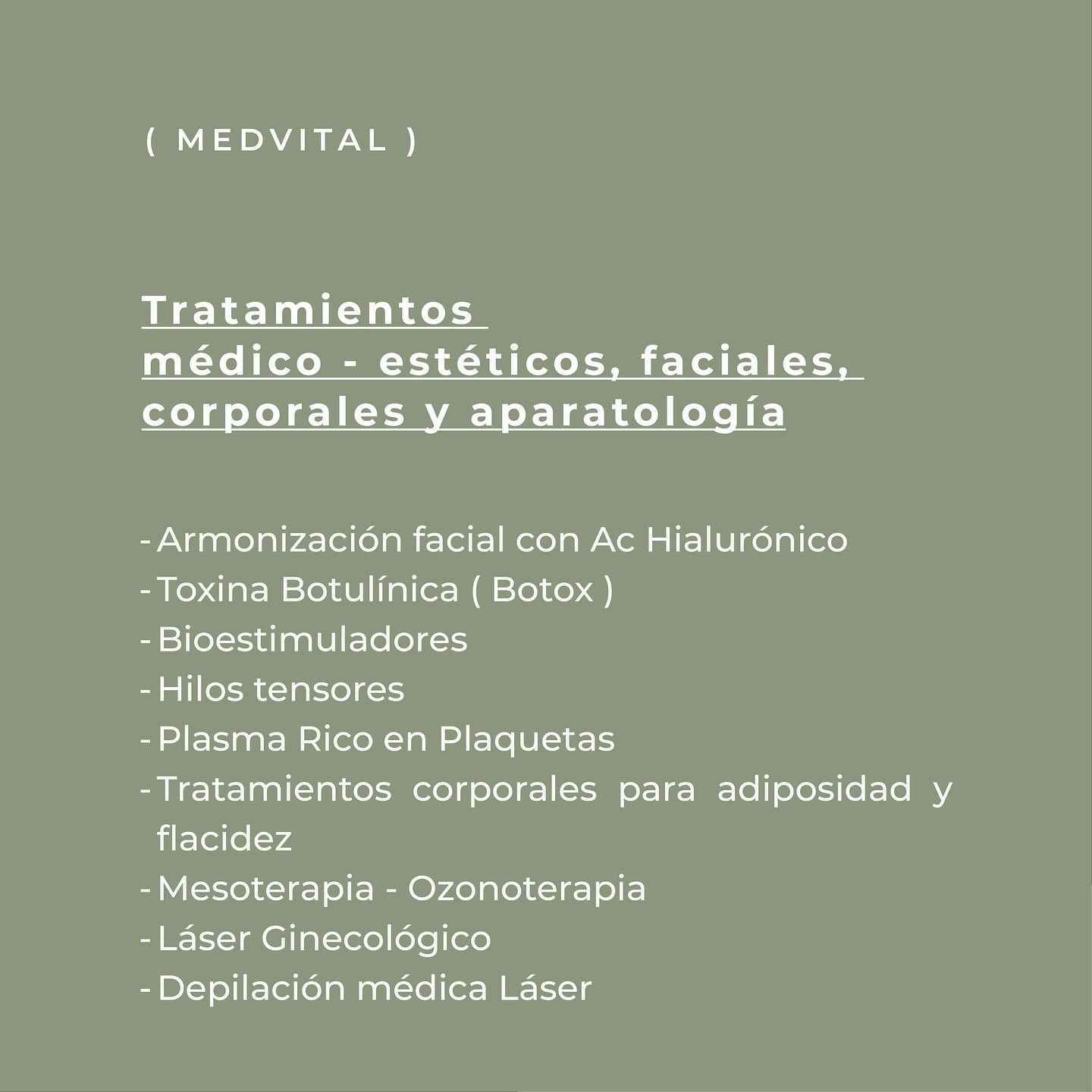 Medvital | Experiencias y Promociones en Esteticas.com.ar